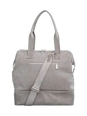 BEIS BEIS The Convertible Mini Weekender Gray