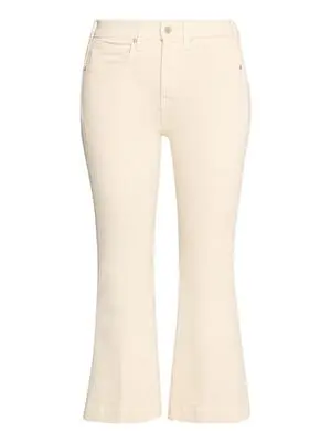 Veronica Beard Carson High-rise Flare Jeans - Ecru