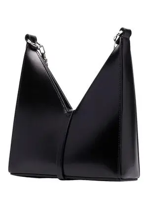 Givenchy Cut-out Leather Shoulder Bag - Black