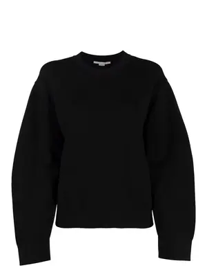 Stella McCartney Compact-knit Jumper - Black