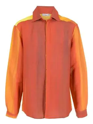 AMIR SLAMA Printed Long-sleeve Shirt - Red