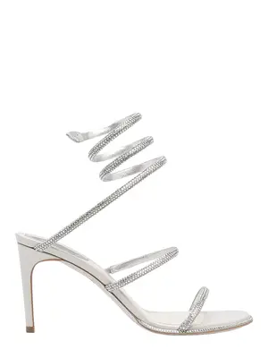 Rene Caovilla Cleo Wrap Sandals - Silver