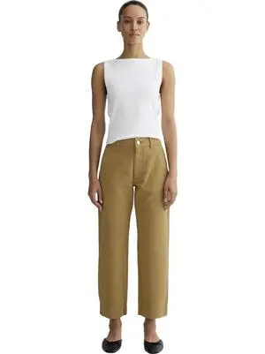 Everlane Utility Straight-Leg Pant Oak Brown
