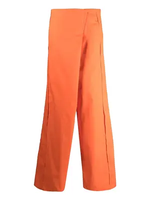 Sunnei High-waisted Wide Leg Trousers - Orange