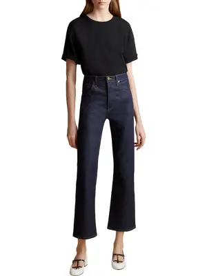 Khaite Khaite Vivian Bootcut Jeans Raw