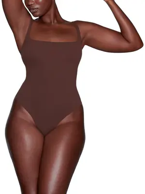 SKIMS SKIMS Fits Everybody Square Neck Bodysuit