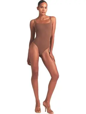 SKIMS Square Neck Bodysuit - Jasper