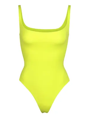 SKIMS SKIMS Fits Everybody Square Neck Bodysuit Neon Lime