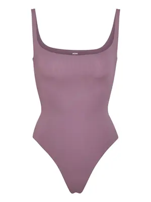 SKIMS SKIMS Fits Everybody Square Neck Bodysuit Plum