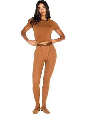 SKIMS Cotton Rib Legging - Chai