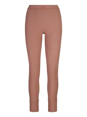 SKIMS Legging | Black | Xl | Cotton Rib Nude