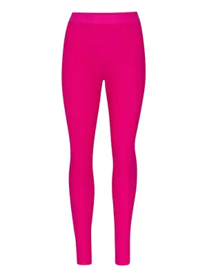 SKIMS Legging | Black | Xl | Cotton Rib Raspberry