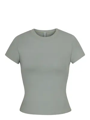 SKIMS SKIMS Cotton Jersey T-Shirt Blue