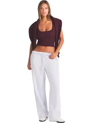 SKIMS Cotton Rib Tank - Currant