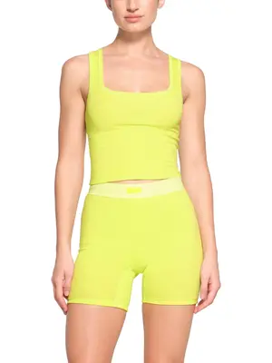 SKIMS SKIMS Cotton Rib Tank Daffodil