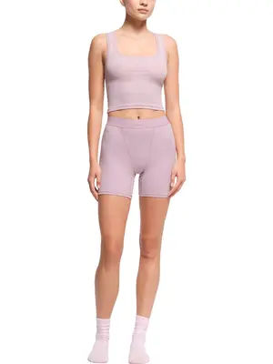 SKIMS SKIMS Cotton Rib Tank Dusk