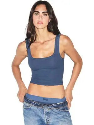SKIMS SKIMS Cotton Rib Tank Harbor