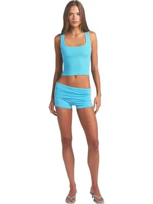 SKIMS Cotton Rib Tank - Water