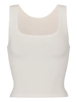 SKIMS SKIMS Cotton Rib Tank White