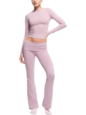SKIMS Long Sleeve T-Shirt Dusk