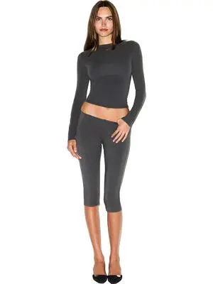SKIMS SKIMS Long Sleeve T-Shirt Graphite