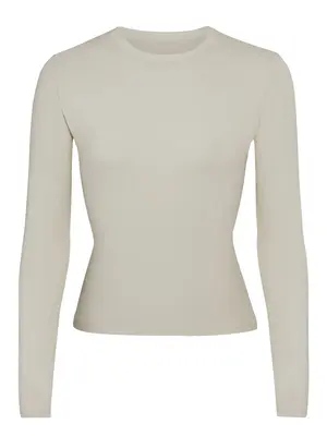SKIMS SKIMS Long Sleeve T-Shirt Gray