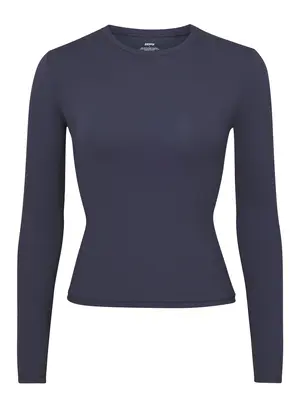 SKIMS SKIMS Long Sleeve T-Shirt Marine