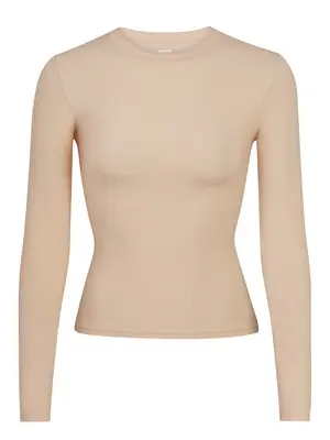 SKIMS SKIMS Long Sleeve T-Shirt Nude