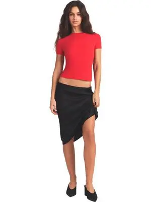 SKIMS Fits Everybody T-shirt - Cherry