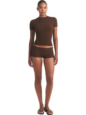 SKIMS Fits Everybody T-shirt - Cocoa