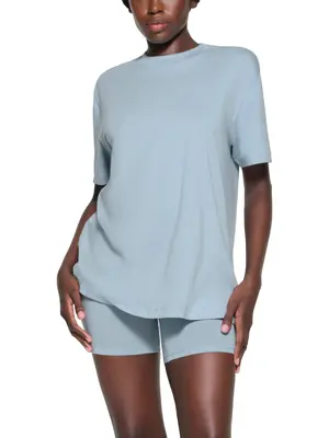SKIMS Boyfriend T-Shirt Denim