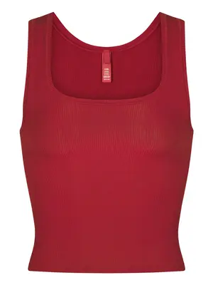 SKIMS Soft Lounge Tank Top Brick