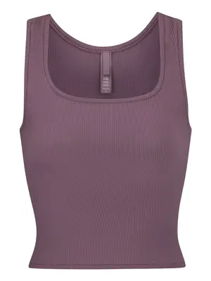 SKIMS Soft Lounge Tank Top Plum