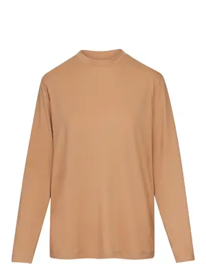 SKIMS Boyfriend Long Sleeve T-Shirt Ochre