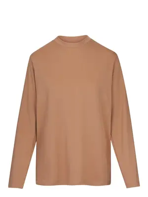 SKIMS Boyfriend Long Sleeve T-Shirt Sienna