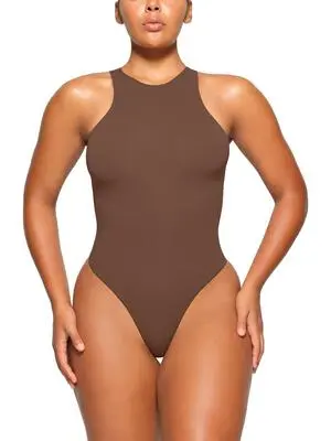 SKIMS High Neck Bodysuit Jasper