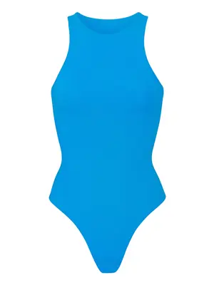 SKIMS High Neck Bodysuit Mykonos