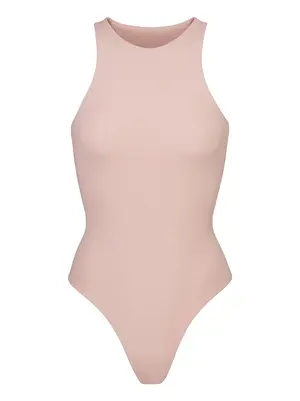 SKIMS High Neck Bodysuit Pink