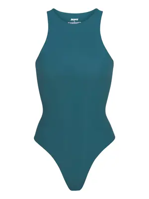 SKIMS High Neck Bodysuit Teal