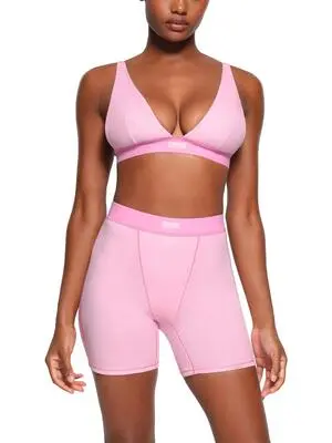 SKIMS Cotton Rib Boxer Bubble Gum