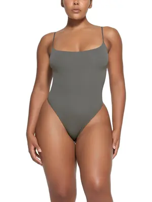 SKIMS SKIMS Fits Everybody Cami Bodysuit Gunmetal