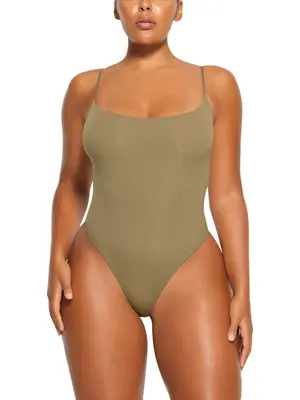 SKIMS SKIMS Fits Everybody Cami Bodysuit Khaki