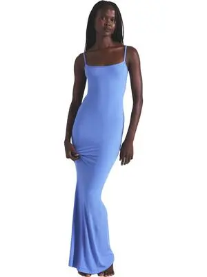 SKIMS SKIMS Soft Lounge Long Slip Dress Cielo