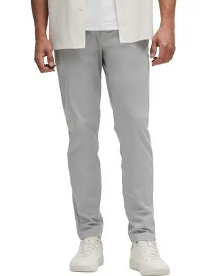 Lululemon Abc Slim-fit 5-pocket Pants With 32l Inseam - Silver Drop