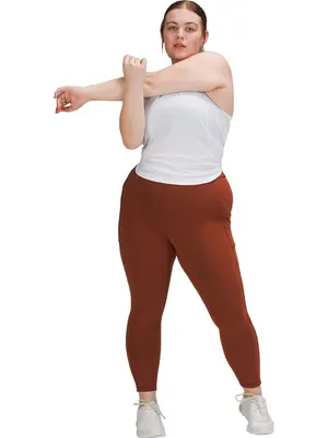 Lululemon Invigorate High-Rise 25" Leggings Brown