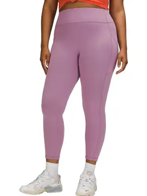 Lululemon Invigorate High-Rise 25" Leggings Pink