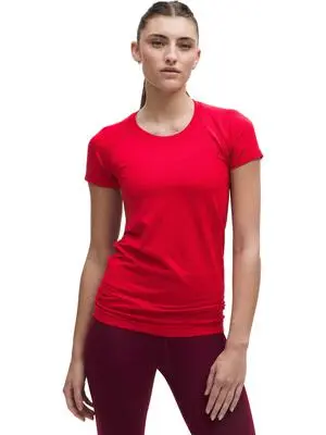 Lululemon Swiftly Tech Short-Sleeve Shirt 2.0 Dark Red