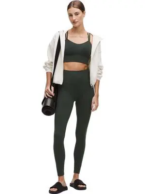 Lululemon High-Rise Pant 28" Rainforest Green
