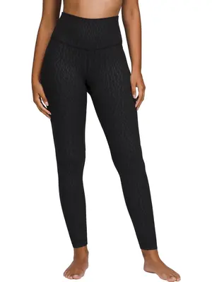 Lululemon High-Rise Pant 28" Segment Emboss Black