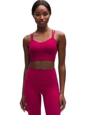 Lululemon Like A Cloud Longline Bra Berry Rumble